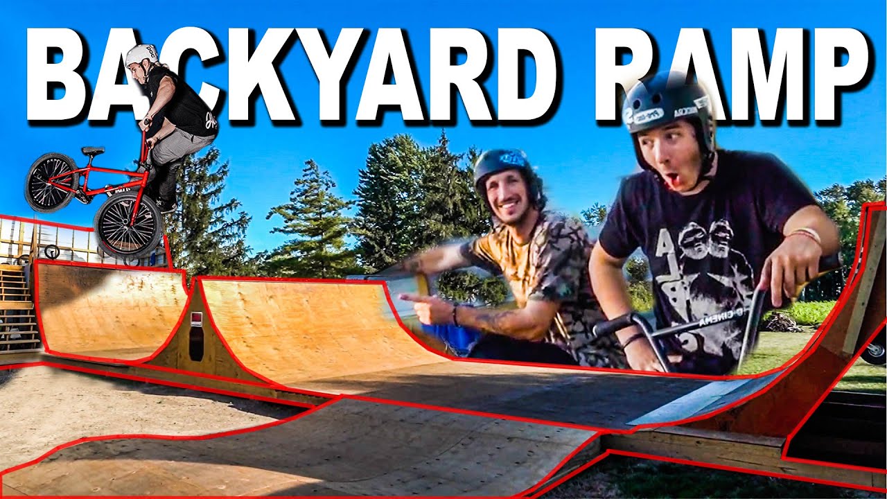 Amazing Backyard BMX Skate Park - YouTube