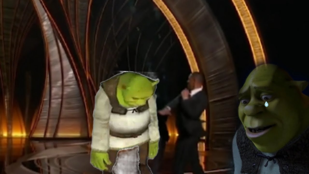 Will Smith slaps SHREK and makes SHREK Sad 😔 - YouTube