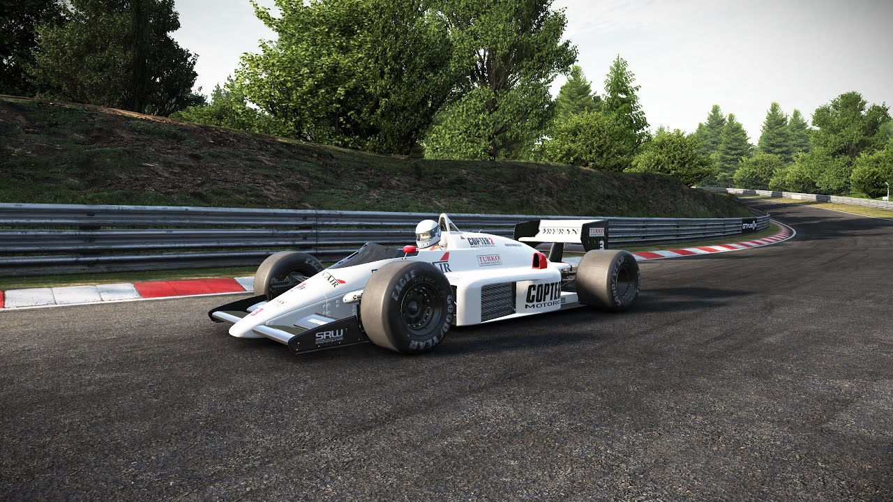 Lotus Type 98T Renault Turbo Nordschleife Warm Up and Brutal Time ...