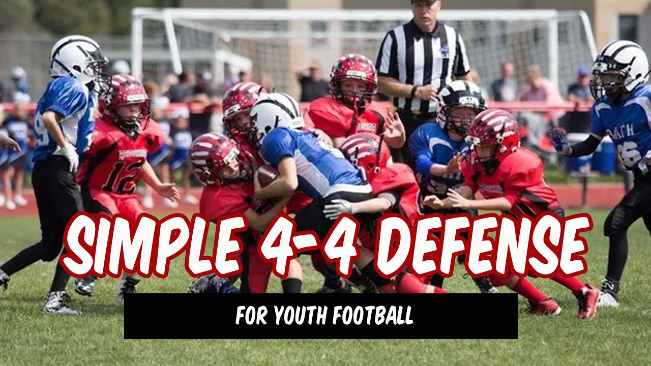 A Simple 4-4 Defense for Youth Football - YouTube