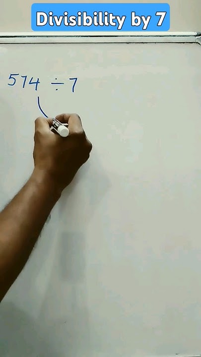 Divisibility trick by 7 #short #maths #youtubeshorts - YouTube