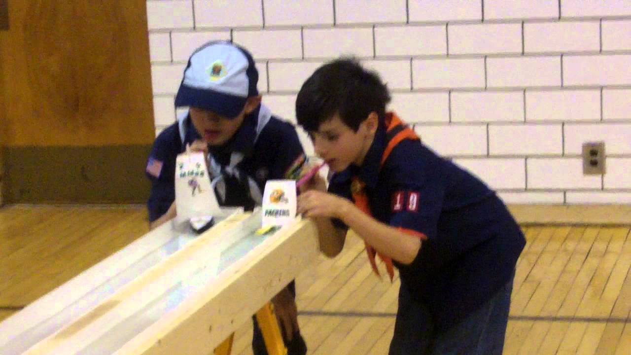 Rain Gutter Regatta - Race 4 - YouTube