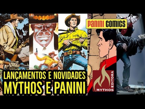 LANÇAMENTOS MYTHOS E PANINI DE TEX + DYLAN DOG E MAIS - YouTube