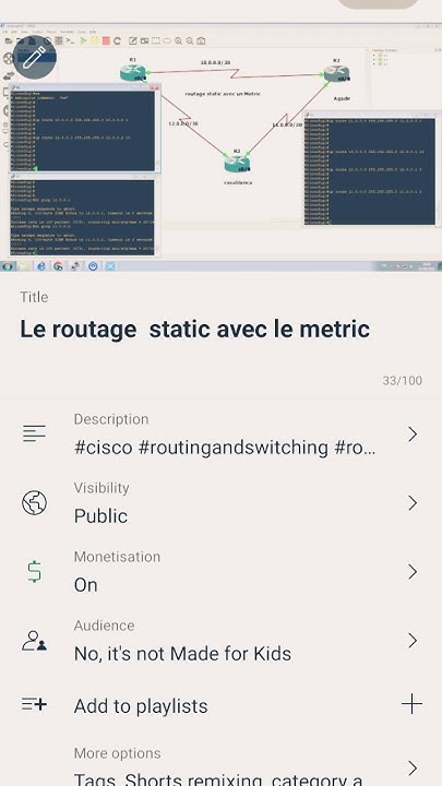 Routage static par Le Metric : Abonnez vous et partager le lab - YouTube