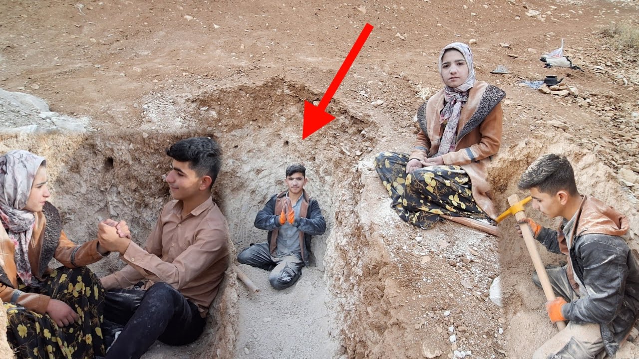 Cave of love: a shelter for two loving hearts in the silence of the ...