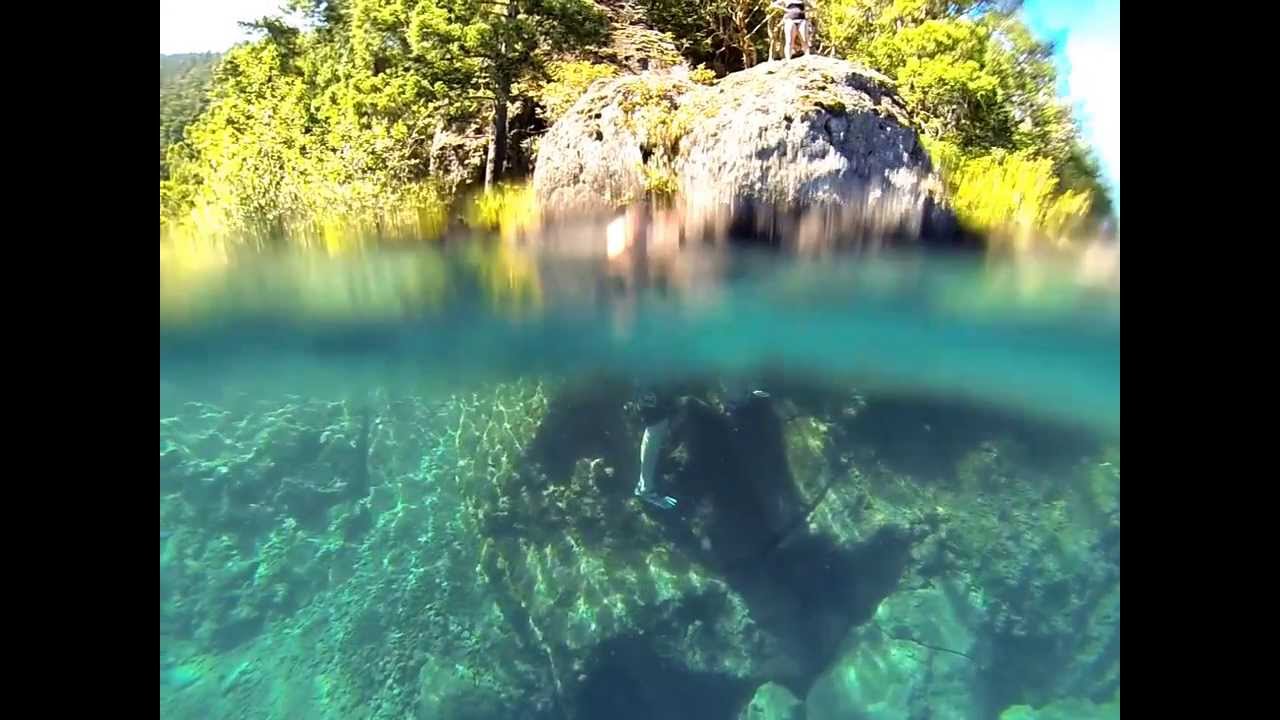 GoPro Lake Crescent Jump/Diving - YouTube