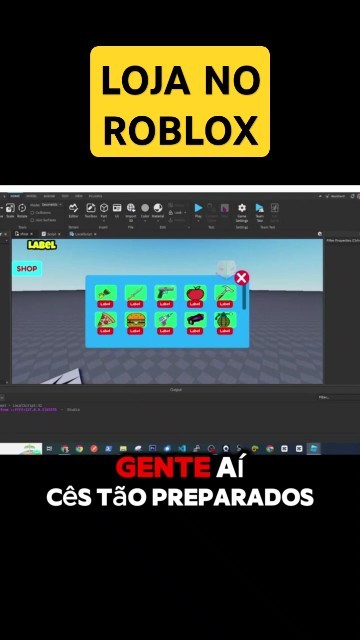 Como Fazer uma LOJA (SHOP) no Roblox e Ganhar #Robux Fácil! - YouTube