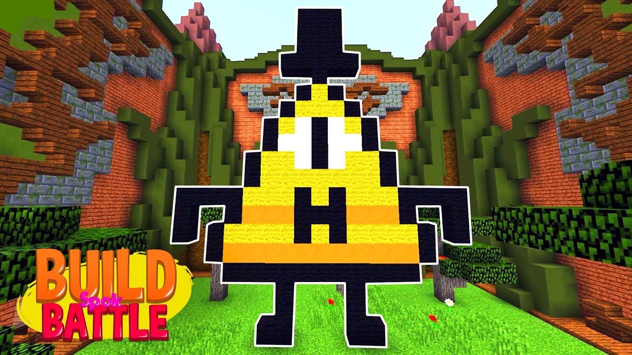 GRAVITY FALLS NO MINECRAFT - Minecraft Build Battle - YouTube