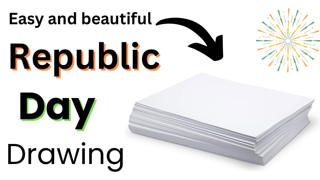 Republic Drawing / Republic Day Poster Drawing / How to Draw Republic ...