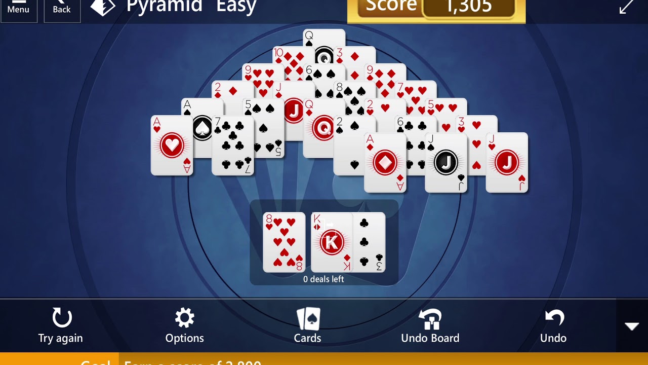 Microsoft Solitaire Collection: Pyramid - Easy - March 9, 2020 - YouTube