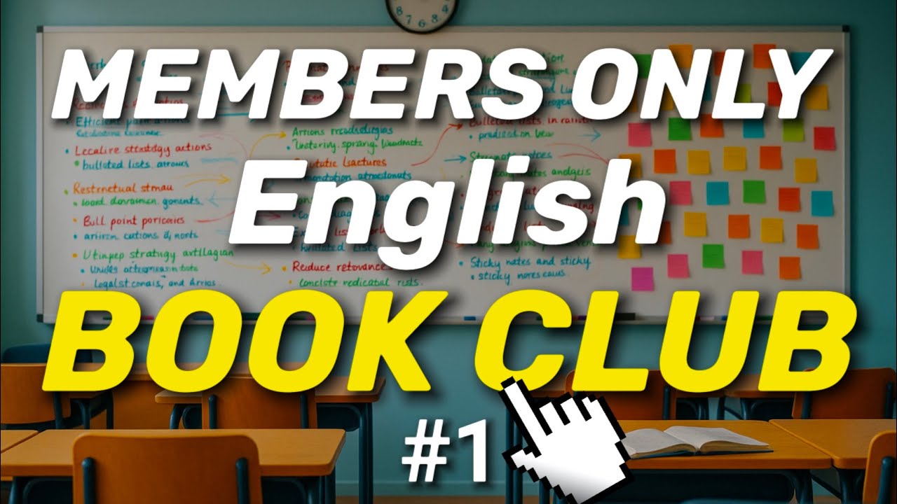 MEMBERS ONLY English Book Club ( FULL LESSON) Episode 1 - YouTube
