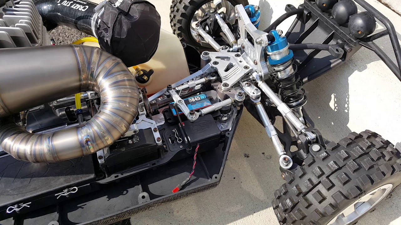 RCMax 71cc Ported first startup. - YouTube