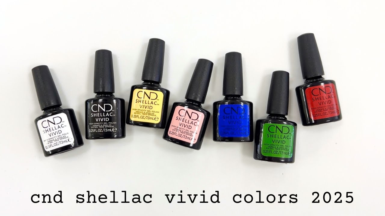 CND Shellac Vivid Collection surprised me! - YouTube