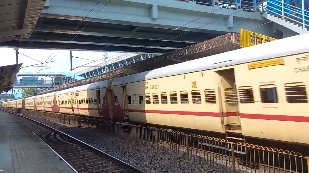 ahmedabad mumbai central Gujarat express skipping Mira road - YouTube