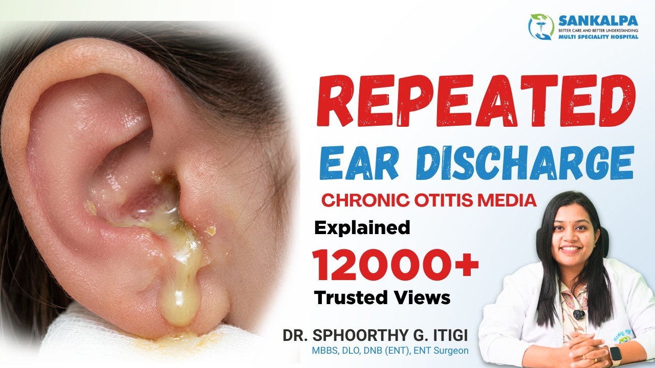 Chronic Otitis Media Explained | Ear Discharge | Hole in Eardrum | ENT ...
