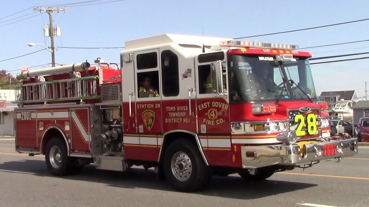 East Dover Fire Department Engine 2801 Responding W/ Fighter Jets 10-16 ...