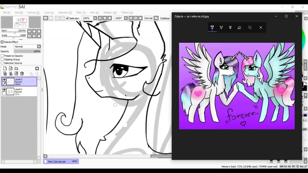 MLP: SpeedPaint- Redraw "Forever..." [Speedpaint #11] - YouTube