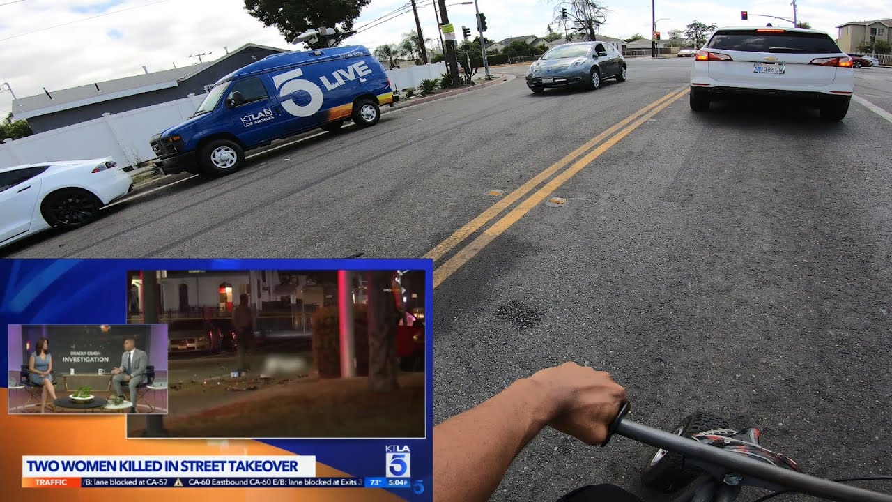 Riding Around LA On Mini Bike! Street Takeover Are Hot Right Now🤦🏽‍♂️ ...
