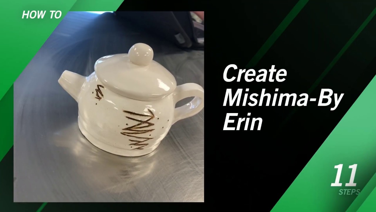 Japanese Inlay called Mishima - YouTube