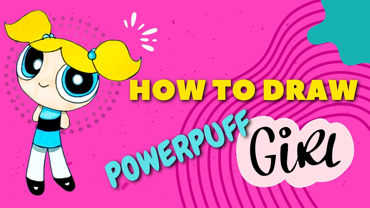 How to Draw & Color Bubbles from Powerpuff Girls step by step Easy ...
