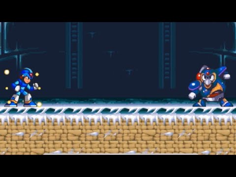 Mega Man X Chill Penguin Stage #gaming #retrogaming #megaman #megamanx ...
