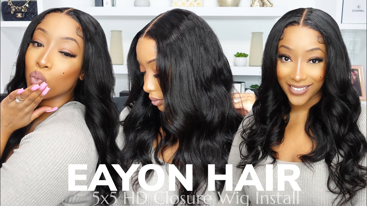 Gorgeous Beginner Friendly Glueless 5*5 Hd Closure Wig Install | Ft ...