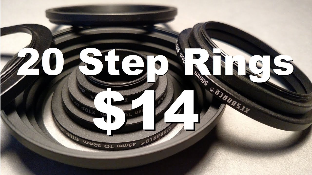$14 XCSOURCE 20pc step ring set, Reviewed - YouTube