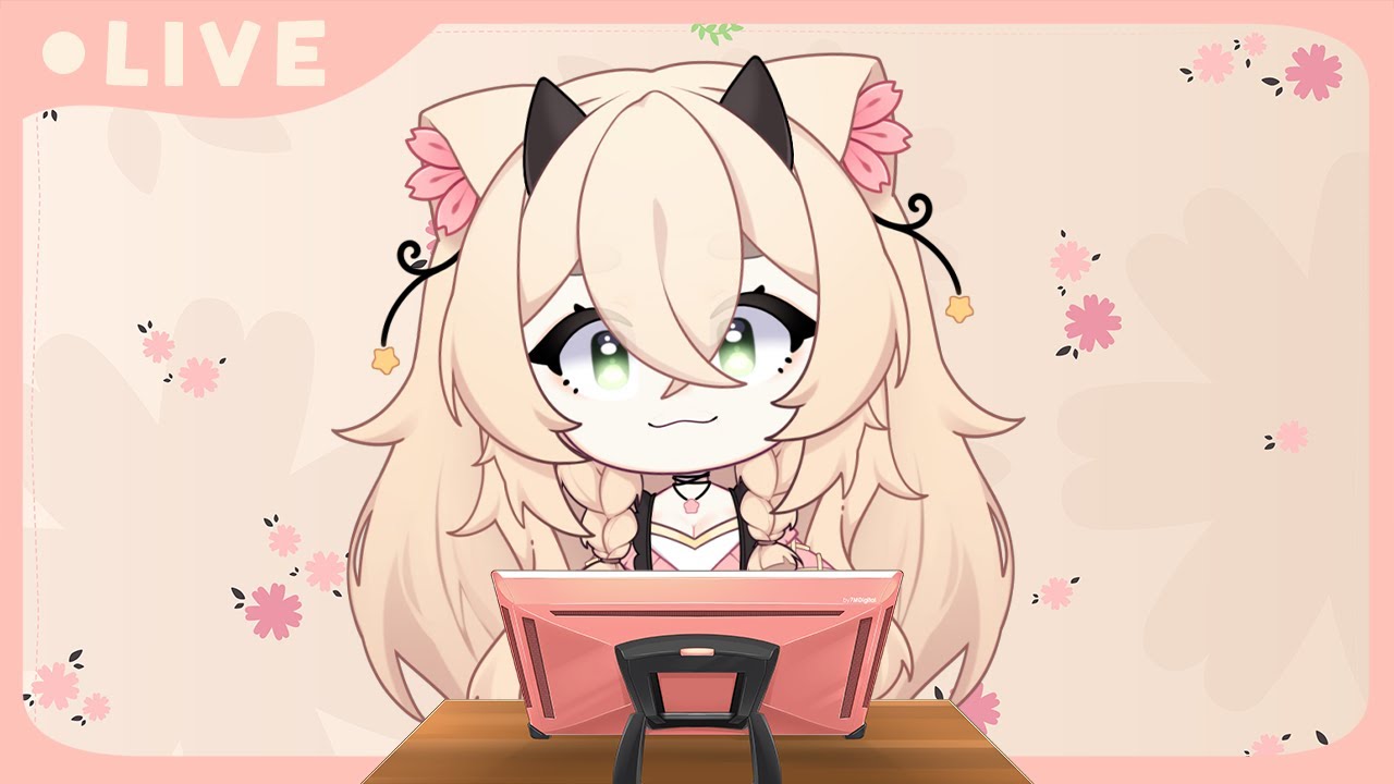 Offkai talk + commission work! 🌸 【Dino VTuber】 - YouTube