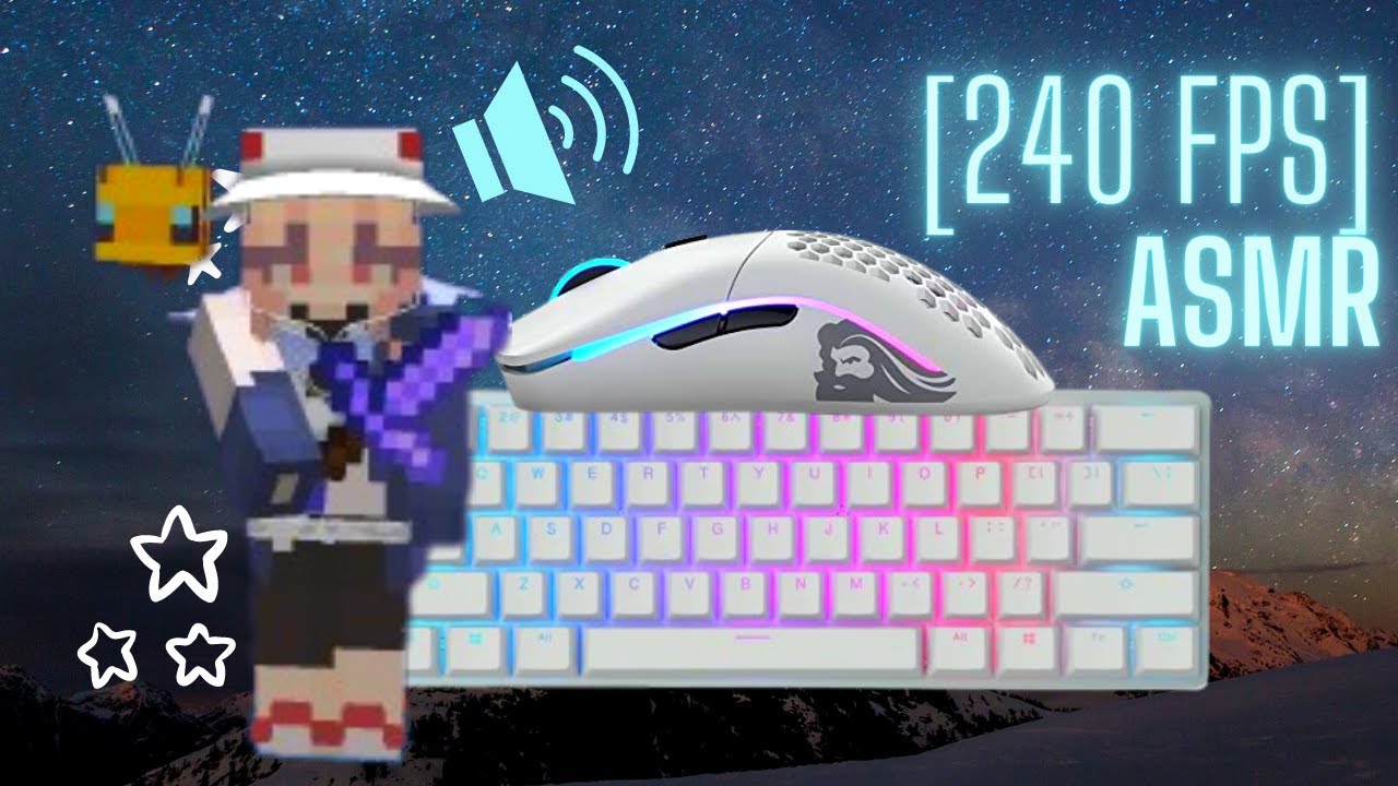 [240 FPS] THOCKY Keyboard + Mouse Sounds ASMR | Dream, Pika - YouTube