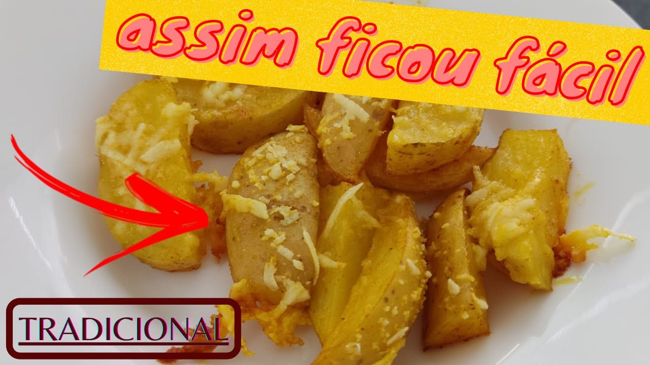 BATATA RÚSTICA TRADICIONAL 🍟🧀 MUITO SIMPLES E RÁPIDO DE FAZER - YouTube