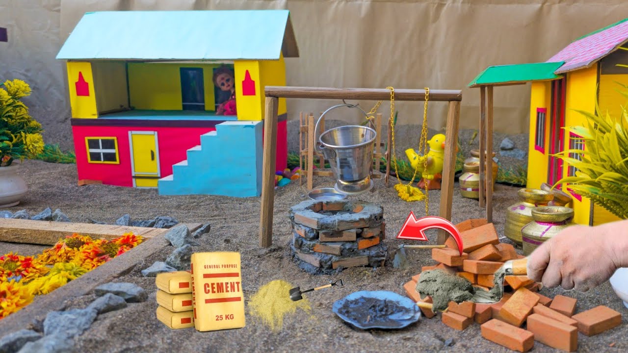 diy mini well water Construction science project //Its Crazy Creator ...