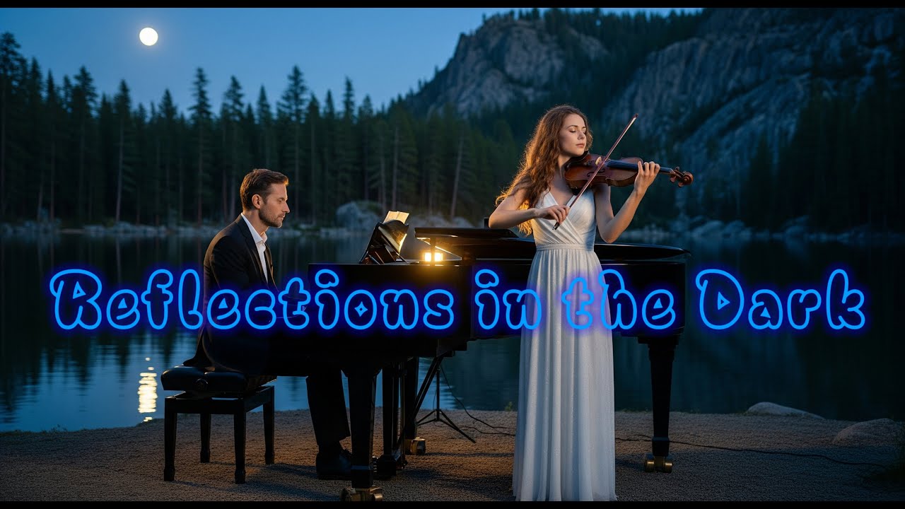 Reflections in the Dark 🎼 Elegant Piano and Violin Instrumental - YouTube
