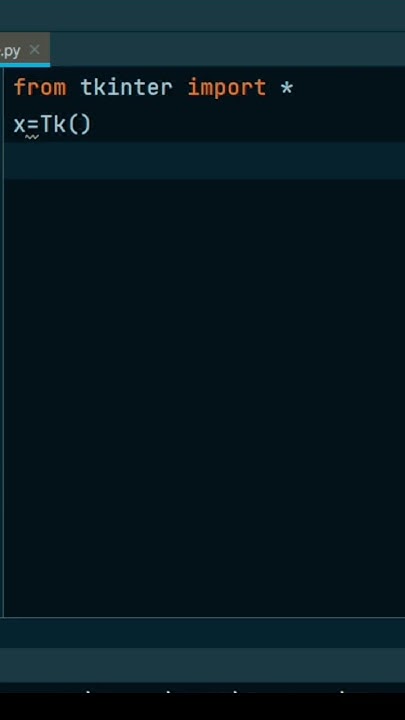 Make a GUI window using python (Tkinter) - YouTube