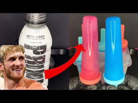 Making The Viral Prime Ice Pops - YouTube