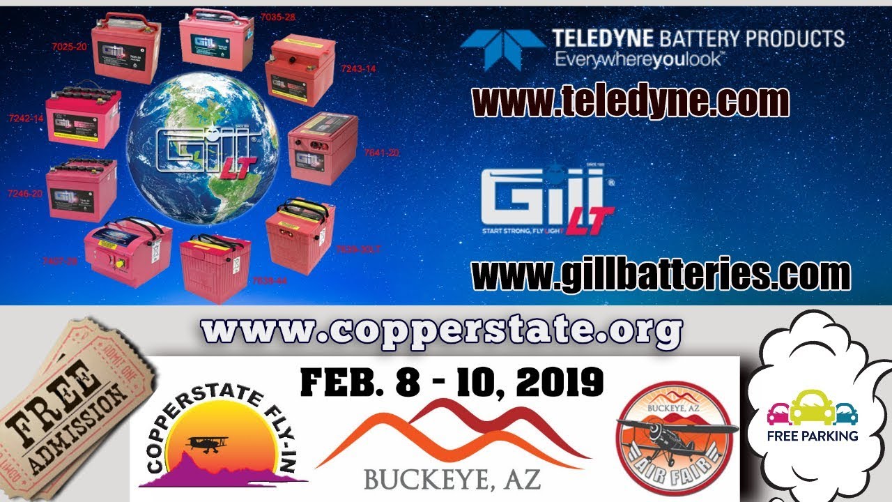 Teledyne Battery Products, Copperstate Fly-In, Buckeye Air Fair ...