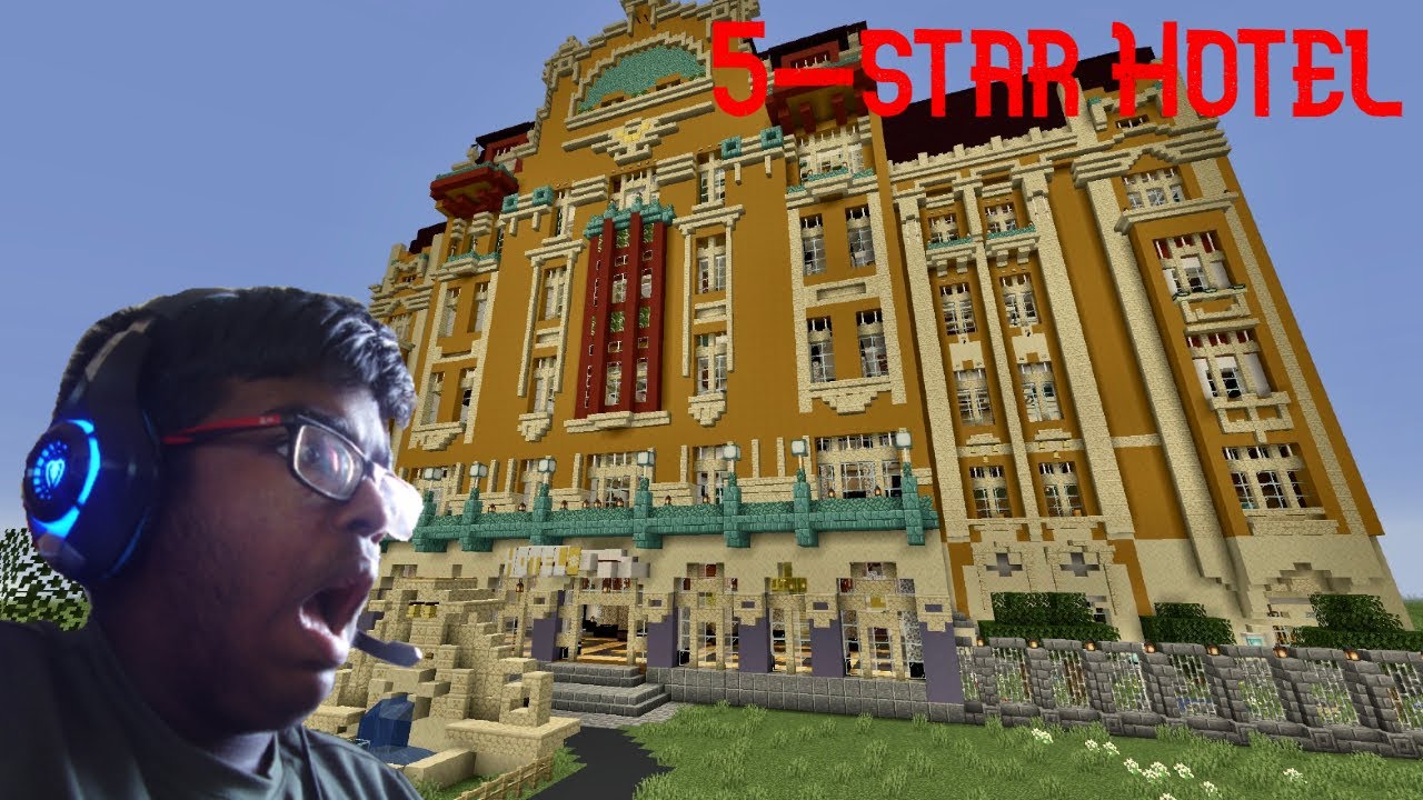 HUGE 5-STAR MINECRAFT HOTEL!!! - YouTube