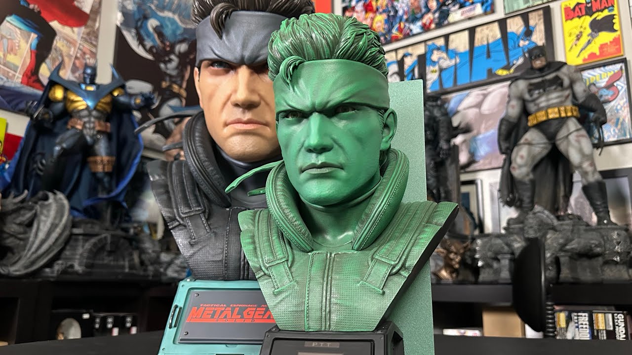 First4Figures Codec Solid Snake Legendary Scale Bust Unboxing / Review ...