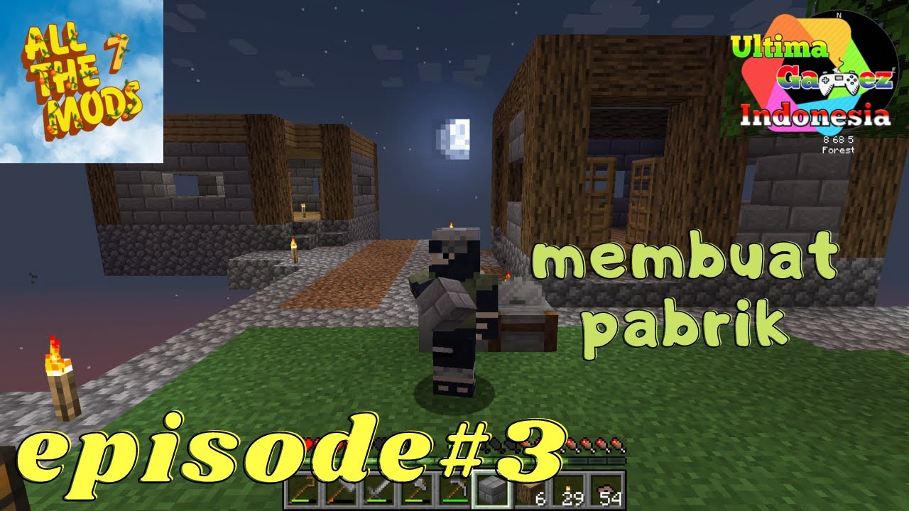 minecraft atm 7 #3 membuat pabrik @ultimagamesindonesia - YouTube