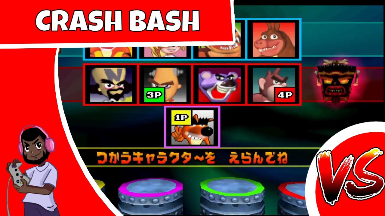 Crash Bash 4-Player Online (PARSEC) #14 - Marc vs Daiki in Japanese ...