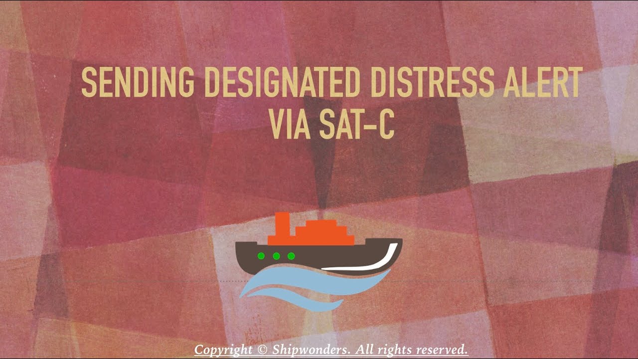 Sending designated distress alert via Sat-C - YouTube