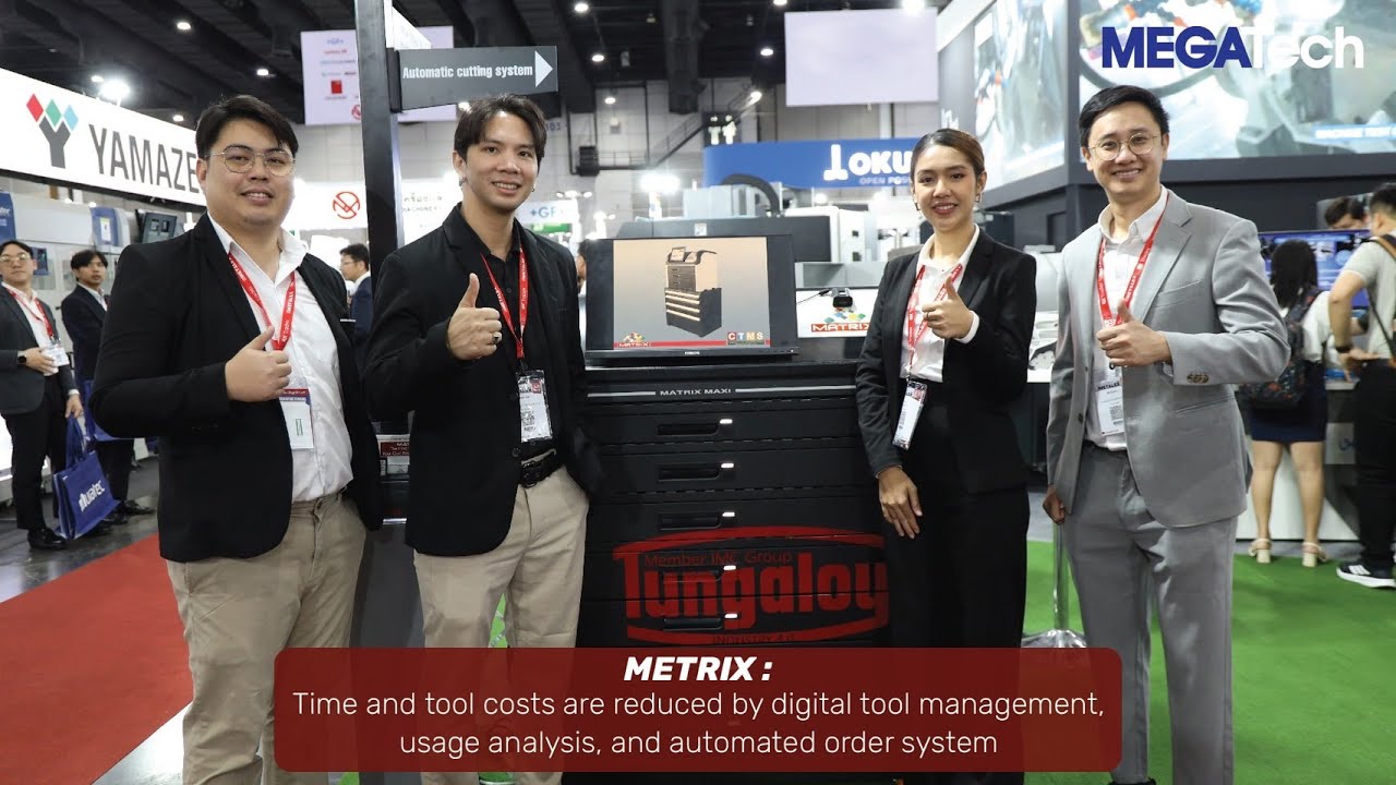 𝙏𝙪𝙣𝙜𝙖𝙡𝙤𝙮-𝙉𝙏𝙆 𝘾𝙪𝙩𝙩𝙞𝙣𝙜 𝙏𝙤𝙤𝙡𝙨 at METALEX 2024 โชว์ 𝙈𝘼𝙏𝙍𝙄𝙓 𝙈𝘼𝙓𝙄 ระบบการ ...