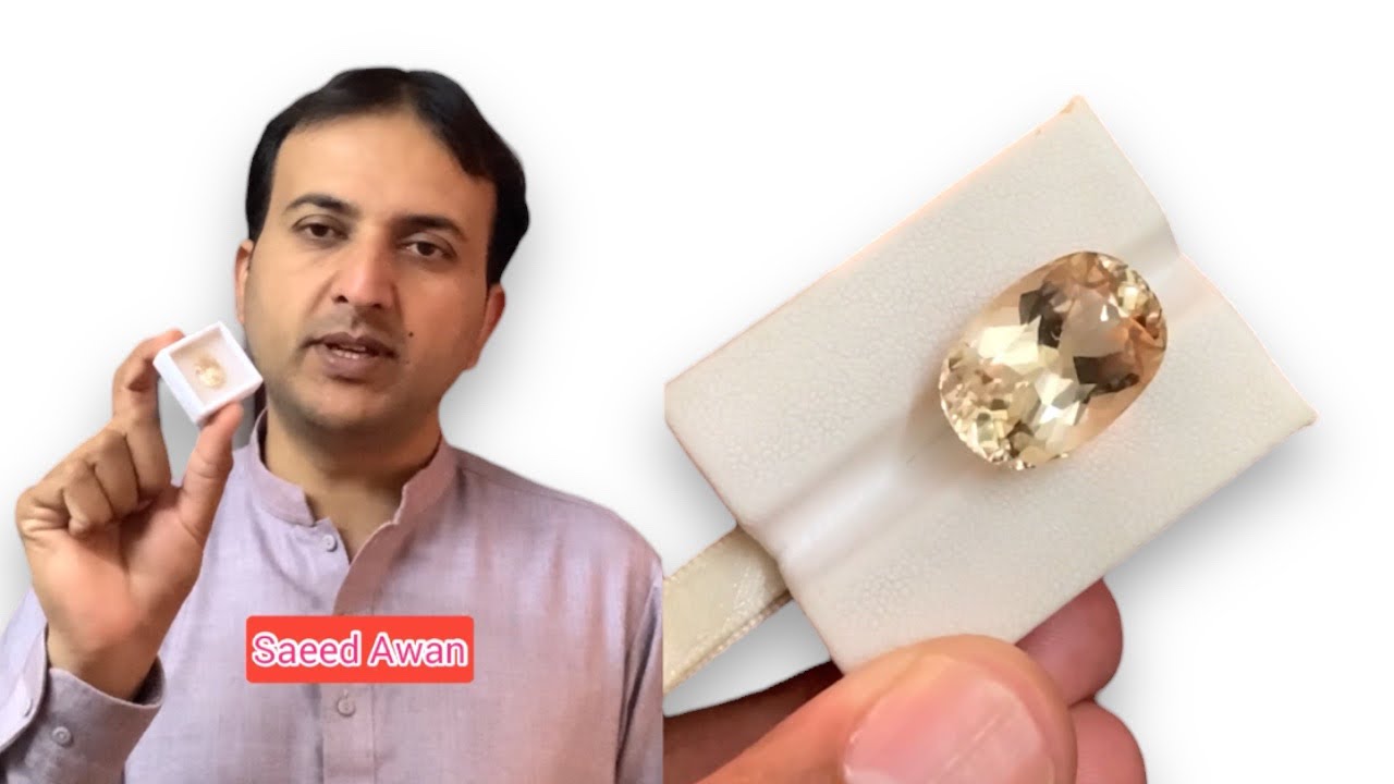 Beautiful Rare Topaz from Katlang Mine Pakistan - YouTube
