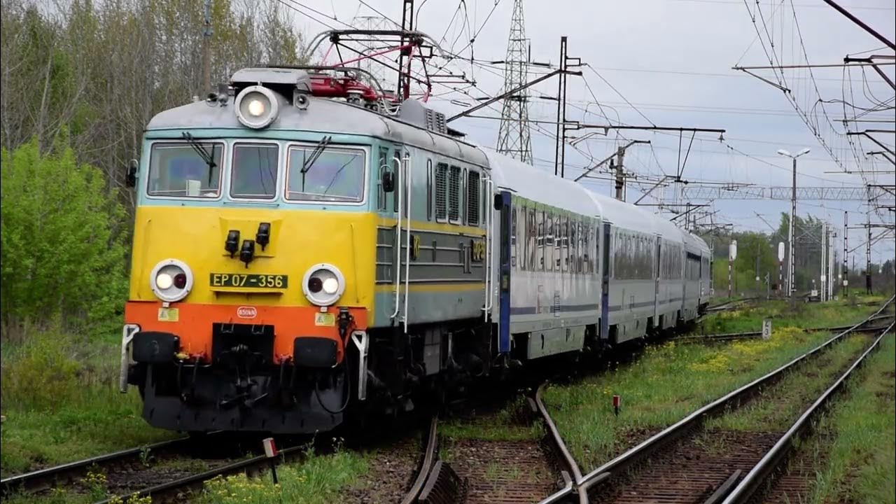 Żółta moc na Halnym | EP07-356 "Żółte czoło" z IC Halny przez podg. Stare Koźle - YouTube