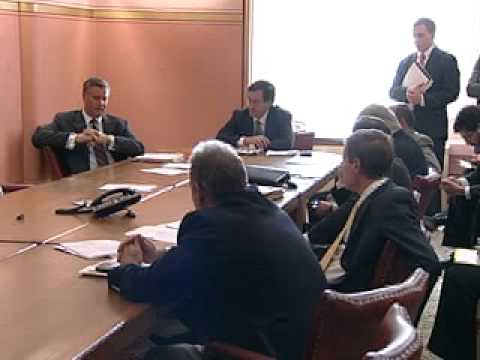 Senator Timothy Kennedy questions Thomas J. Madison, Executive Director ...
