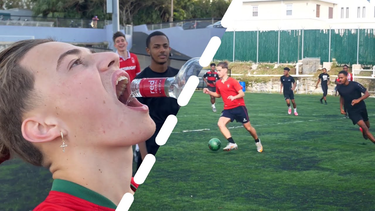 DRUNK FOOTBALL!!! (Intense) - YouTube