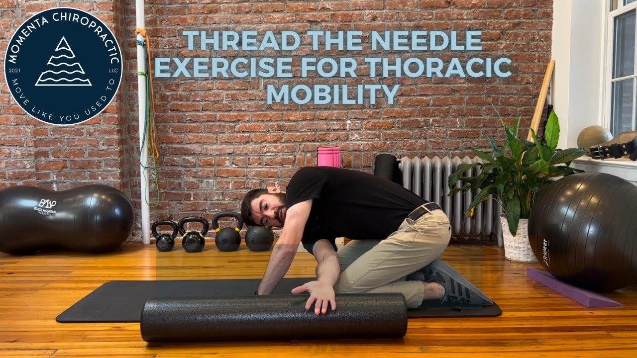 Thread the Needle Exercise for Thoracic Mobility - YouTube