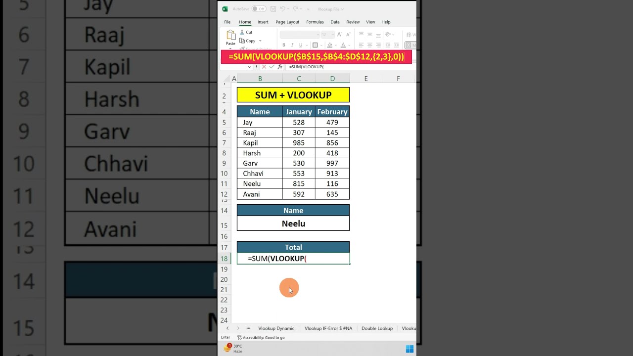 Master Excel VLOOKUP With SUM Formula Explained Unlocking Data Master Excel VLOOKUP With SUM Formula Explained Unlocking Data