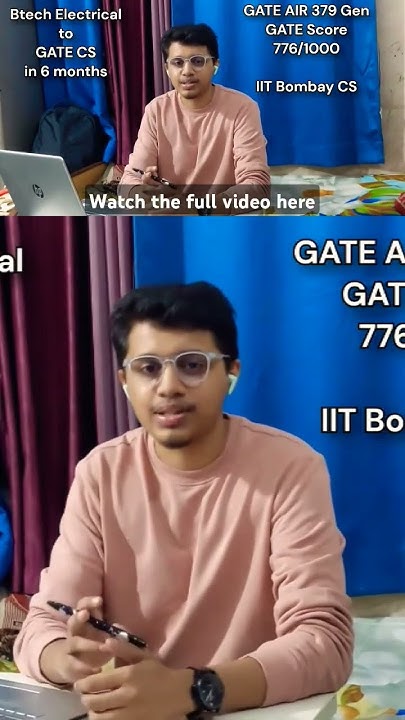 Gate Cs 6 Months Strategy Non Cs To Mtech Cs Iit Bombay Gatecse Iitbombay Shorts Youtube