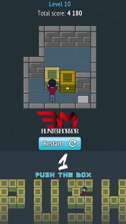 Push the Box Puzzle #10 #game #puzzlesolving #PushTheBox #Puzzle #pushbox #GamingChallenge #لعبة ...