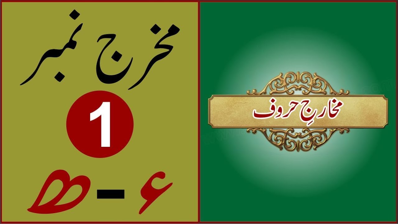 Makharij Lesson No 2 - Makhraj of Haa & Hamza - Learn Quran with ...